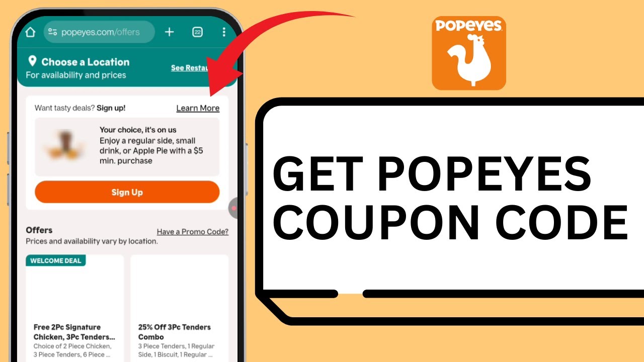 How to Get & Use Popeyes Coupons | Popeyes App Rewards Redeem