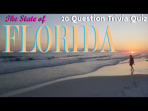 FLORIDA - TRIVIA QUIZ - 20 Questions about the most southern state {ROAD TRIpVIA- ep:222]