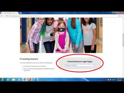 Logging into Naviance!