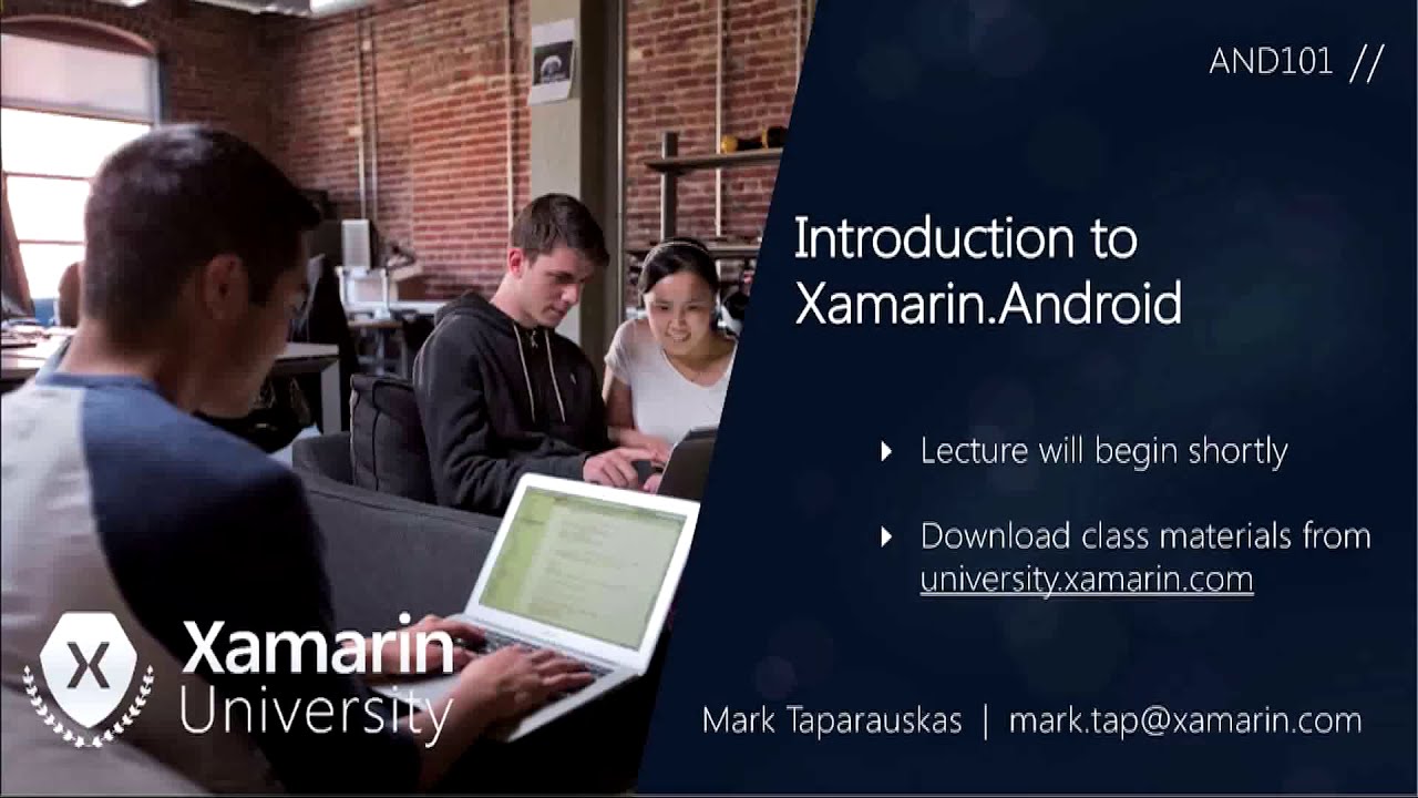 AND101 - Introduction to Xamarin.Android