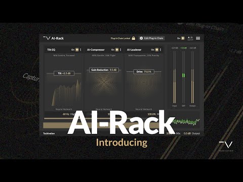 Techivation에서 새로운 모듈형 인공지능 채널 스트립 플러그인 AI-Rack 출시 > 뉴-스 | 스원포코