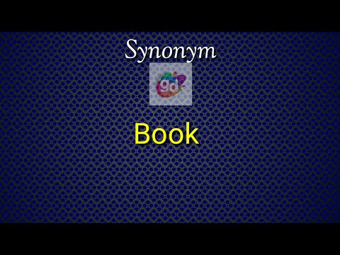 Book Synonym with Meaning||Googul Dictionary||