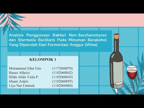 JURNAL INTERNASIONAL: "FERMENTASI WEIN" KELOMPOK 1