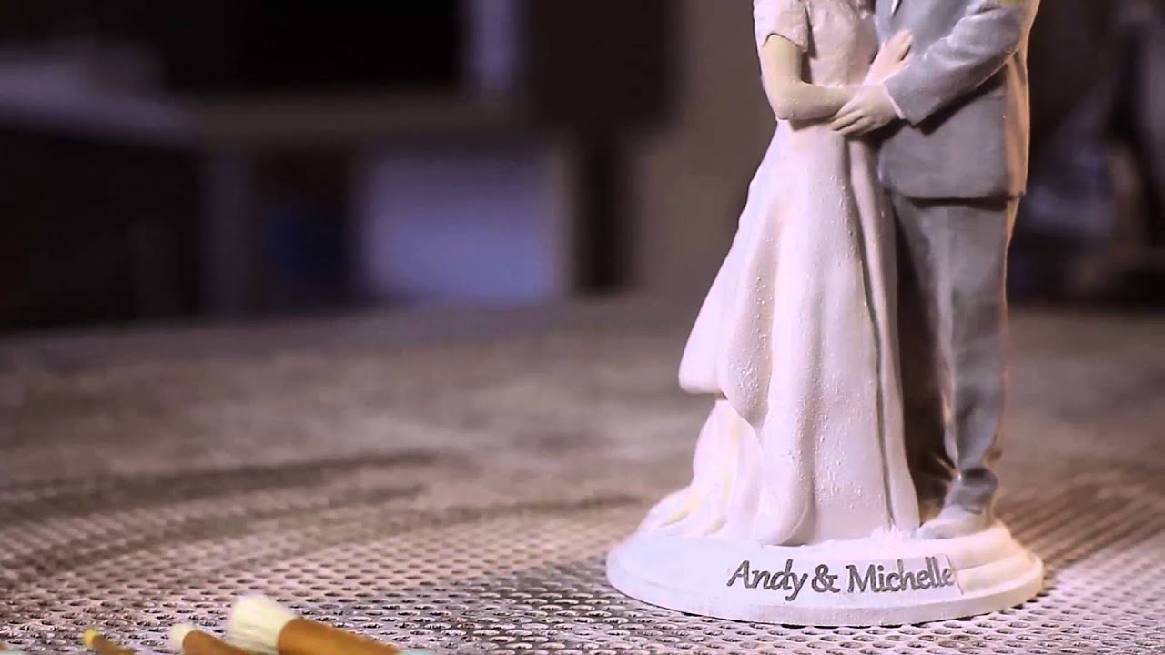 Making a MyMe Wedding Cake Topper.