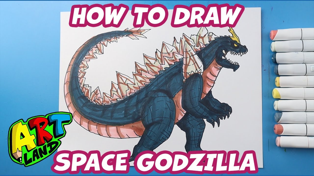 How to Draw Space Godzilla