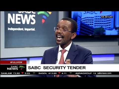 Tebogo Malatji lawyer on behalf of the SABC controversial security tender