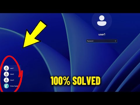 How To Enable Switch user option and Fix disappeared it From Login Screen in Windows 11 / 10 ✅