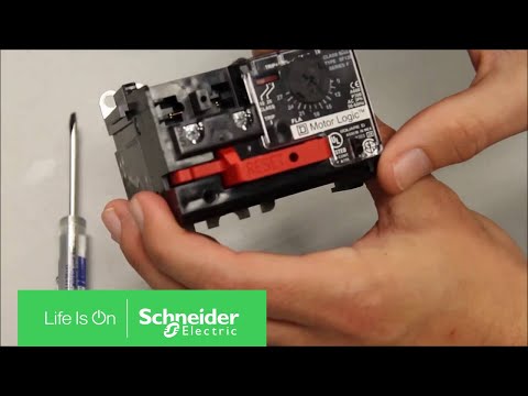 Manually Tripping a Motor Logic™ Solid State Overload Relay | Schneider Electric Support