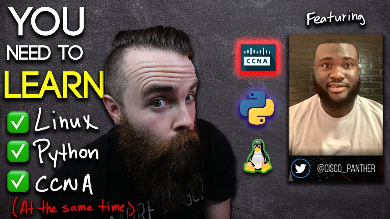 WHY you need to study Python, Linux, CCNA 📚 AT THE SAME TIME! // ft. Cisco_Panther