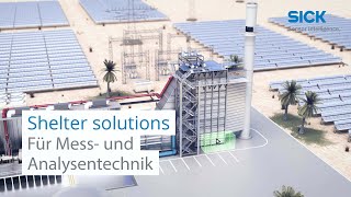 Kontinuierliche Emissionsmesssysteme (CEMS) | Shelter Solutions | SICK