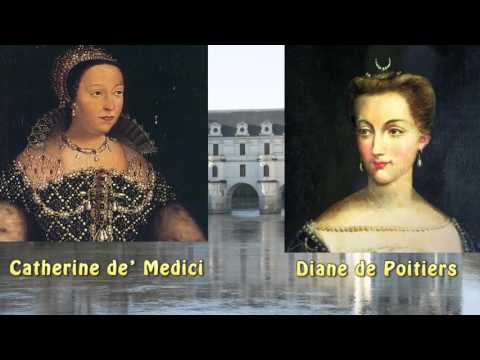 Chenonceau Château, Loire, France travel video