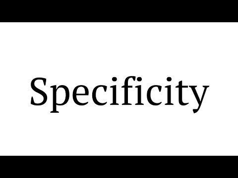 How to Pronounce Specificity