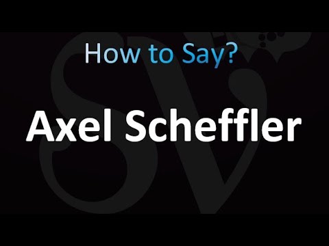 How to Pronounce Axel Scheffler (correctly!)