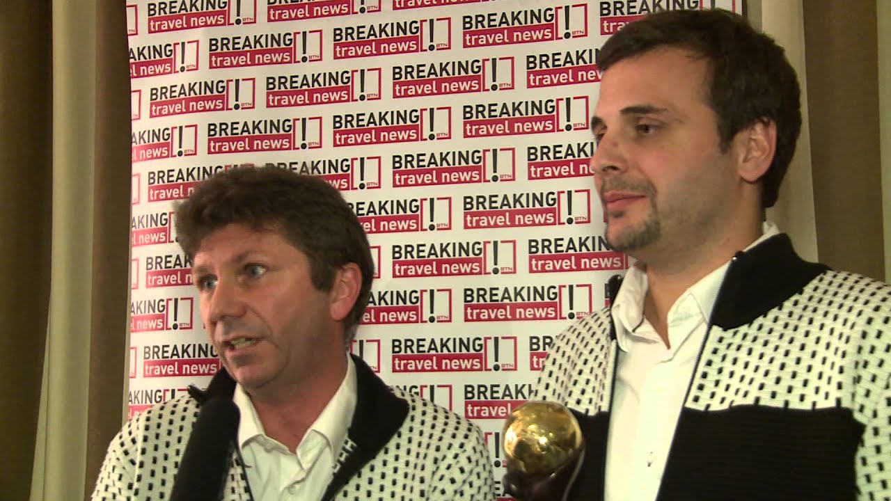 Eric Bonnel, director, Val Thorens Tours, and Gregory Guzzo, director ...