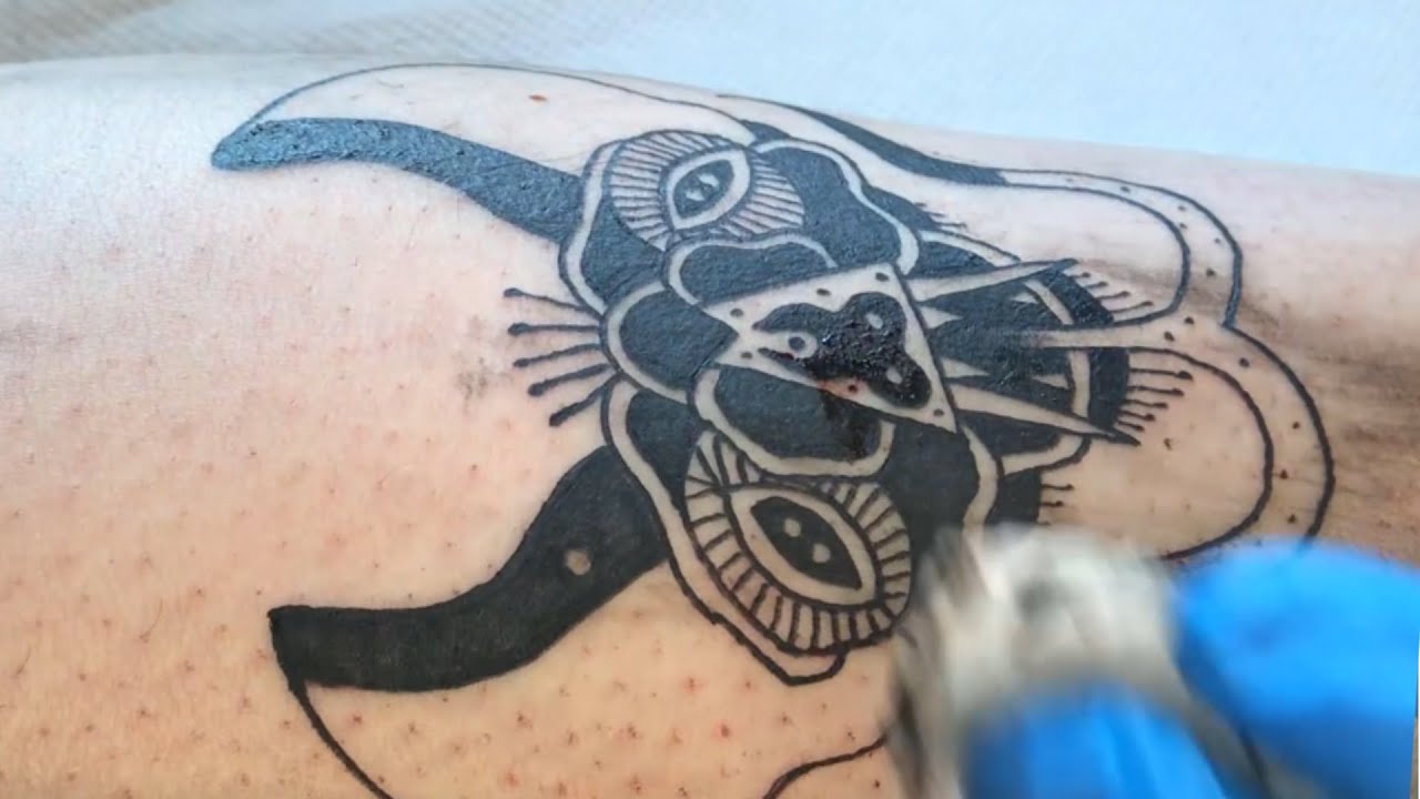 Traditional Bat Tattoo - Tattoo Timelapse