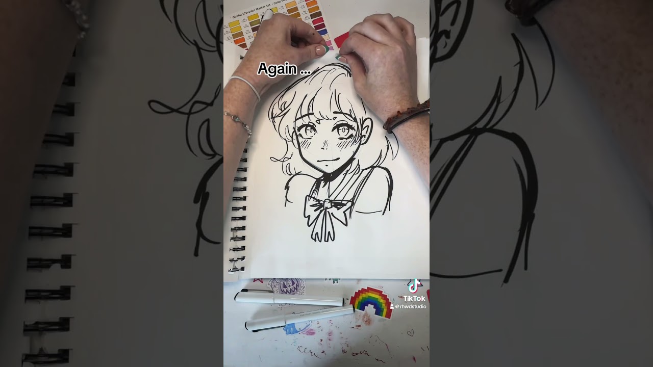 Finding your style is so hard 😭 something allways feels off #doodle #drawing #sketch #shorts#art