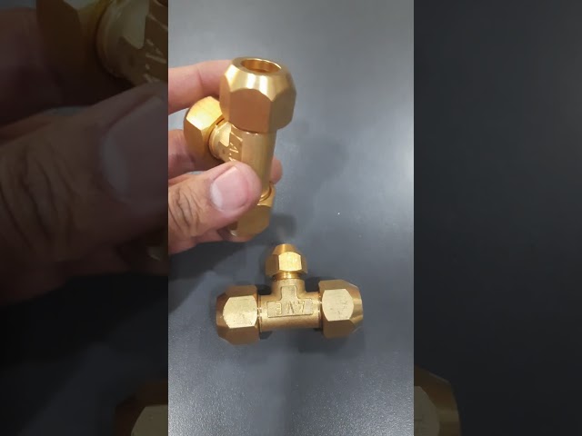 Brass Flare Fittings - Jet Body 6/8 flare type Manufacturer from Ambala