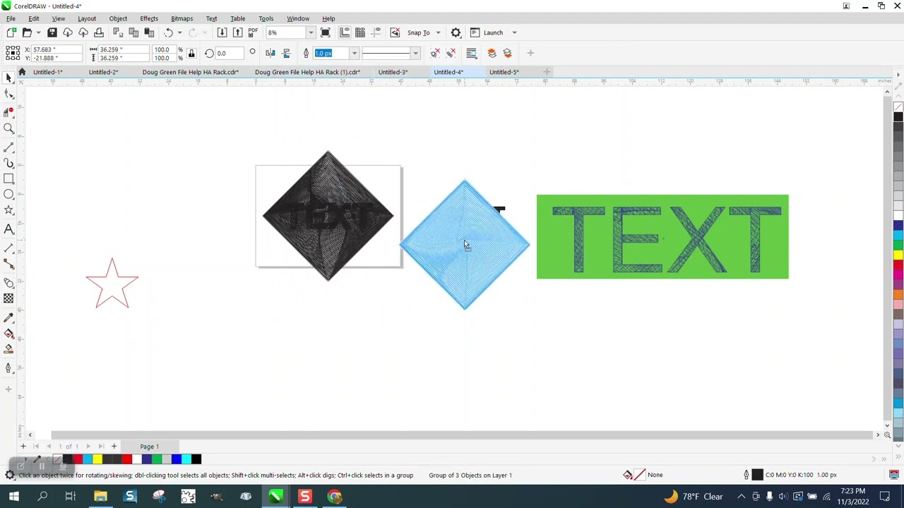 Corel Draw Tips & Tricks Blend a TEXT Effect