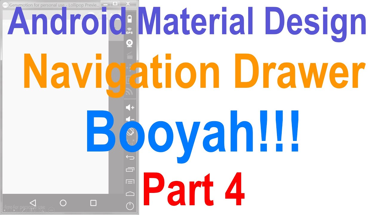221 Android Navigation Drawer Tutorial Part 4 |