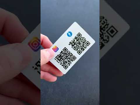 QR code digital business card