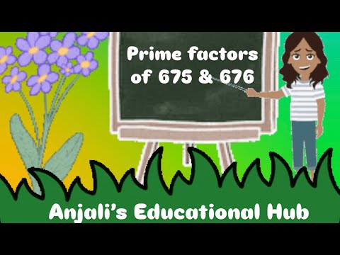 How to find prime factors of 675 & 676 #primefactors #mathstricks #multiplication #shortsvideo #yt
