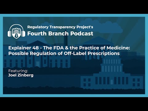 The FDA & the Practice of Medicine Possible Regulation of Off Label Prescriptions