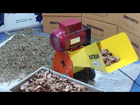 Katran Dleaf 202 - Leaf and Garden Waste Shredder for composting/ mulching