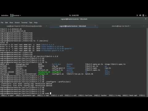 How to compile and install libvirt-1.2.9, 1.3.5 on ubuntu
