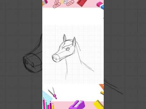 Comment dessiner Cheval facile