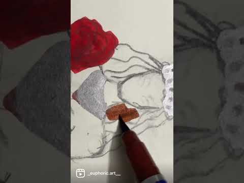 ♥️ Euphoric art #shorts #fashion #fashionillustration #viral