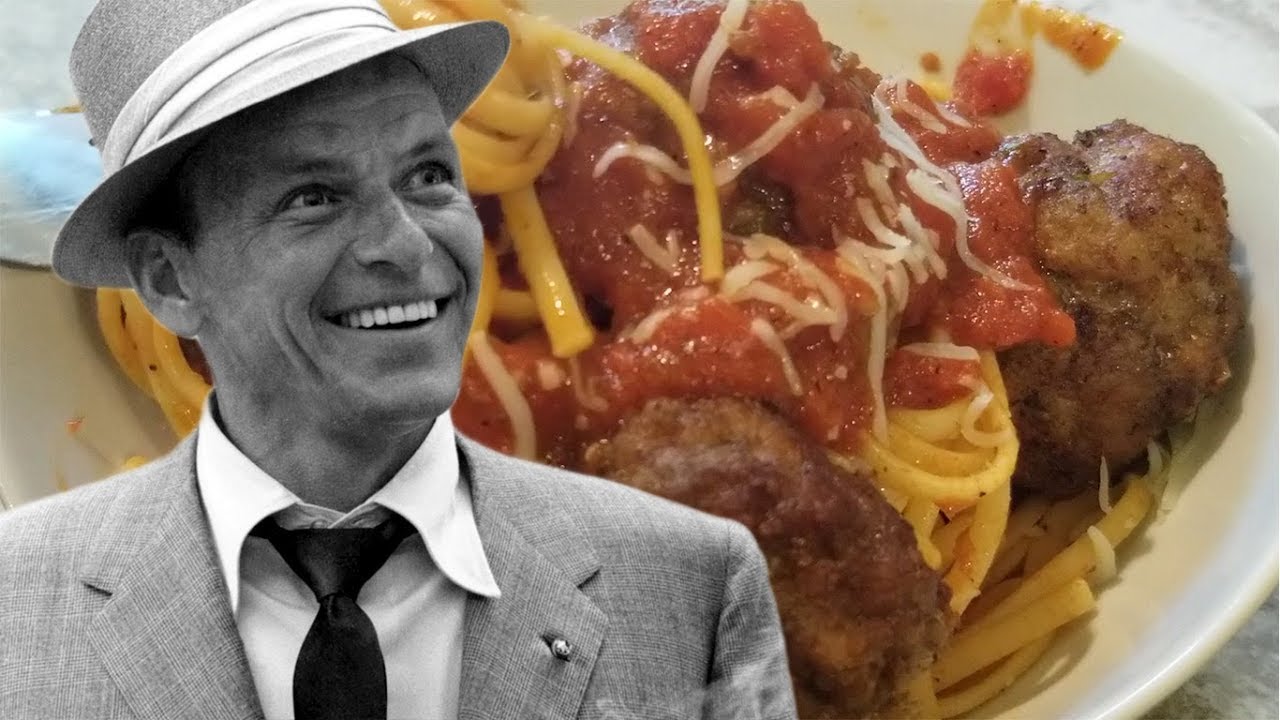 I made Frank Sinatra's Spaghetti and Meatballs!!