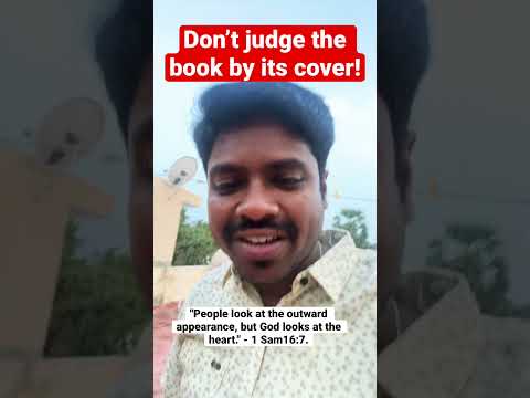 Don’t Judge the book by its cover | Tamil Christian short message | Bro.Ebe #trendingshorts #shorts