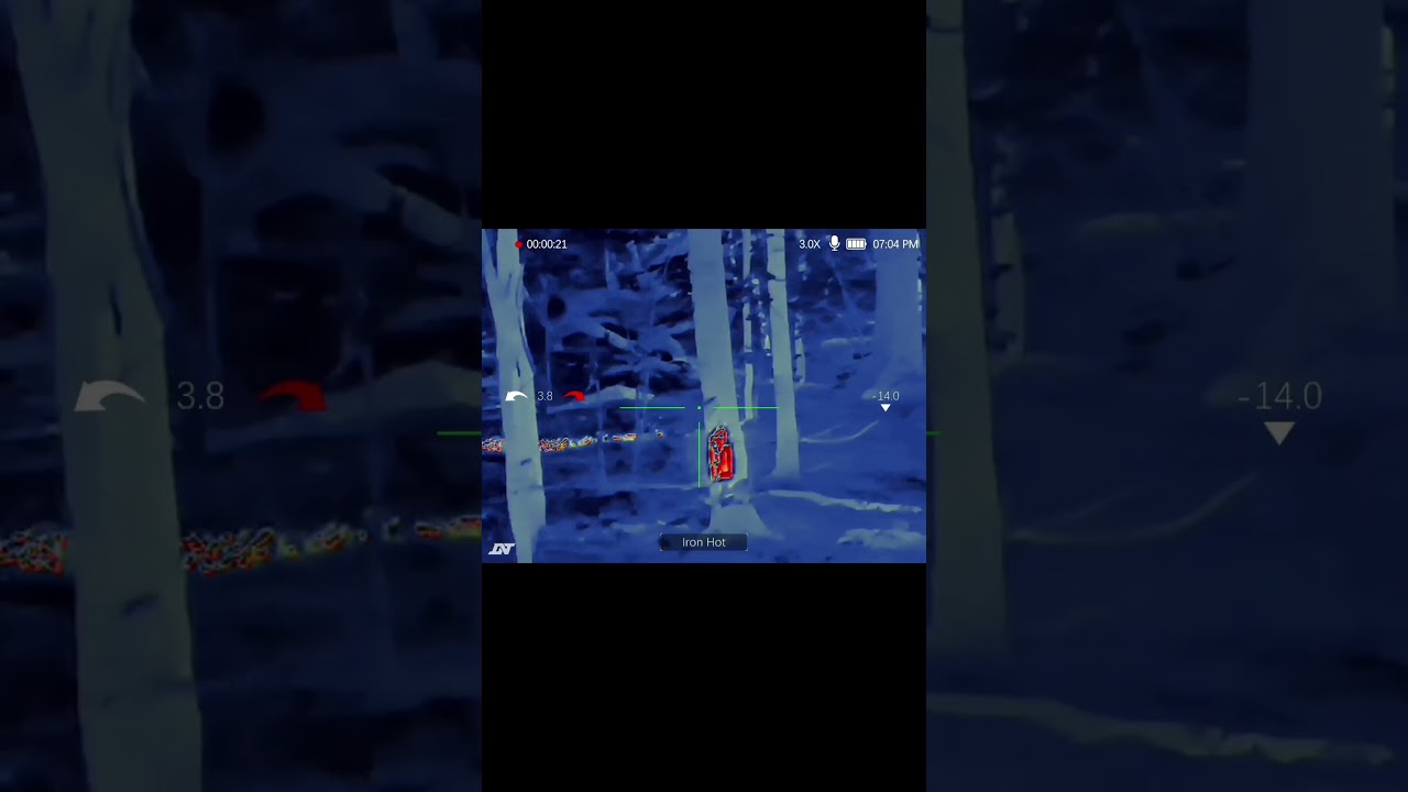 DNT thermal optics allow you to spot camouflaged targets easy! #thermalsight  #nightvision