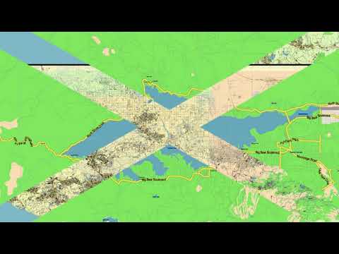 Version 2 South California US map vector gvl13 allroads ai 10 ai pdf