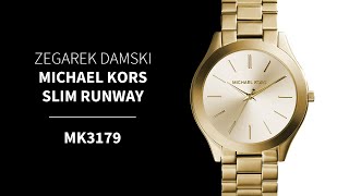 Michael Kors MK3179 - Slim Runway Watch • Watchard.com