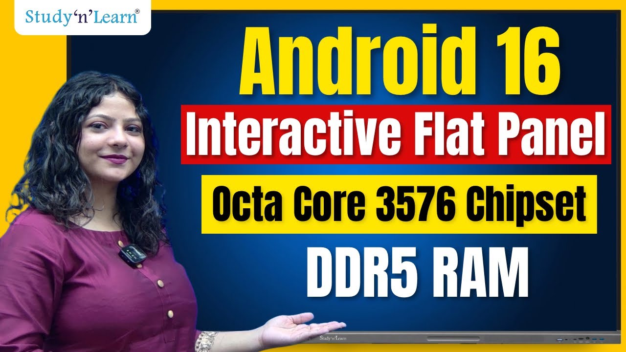 75 inch Interactive Flat Panel: Android 16 Smart Board, Digital Board For Classroom With AI Tools