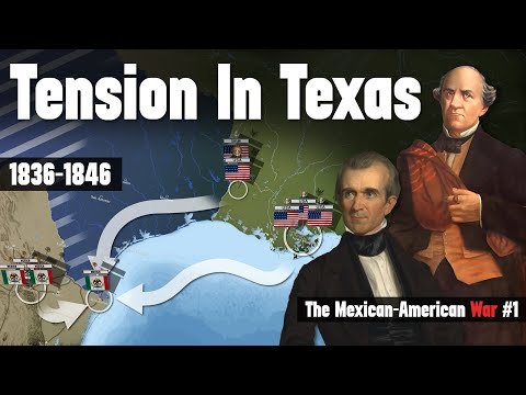 The Mexican American War #1 - Tension in Texas - 4K Documentary