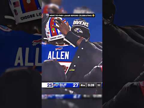 Huge Respect for Josh Allen after that 🥲❤️ #shorts #nfl