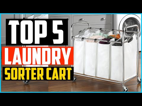 Top 5 Best Laundry Sorter Cart in 2024 Reviews Household Laundry Hamper