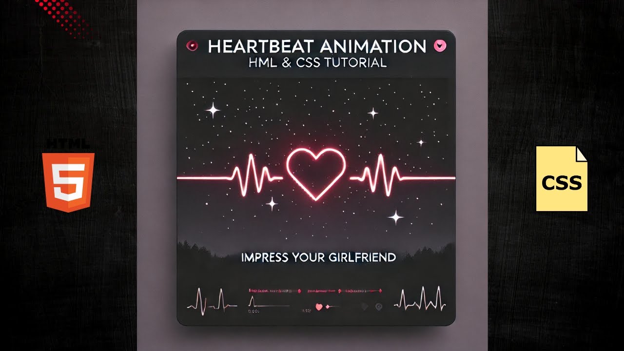 Heart Css Animation | Vibrating Heart Using Css | Css Pulse Effect
