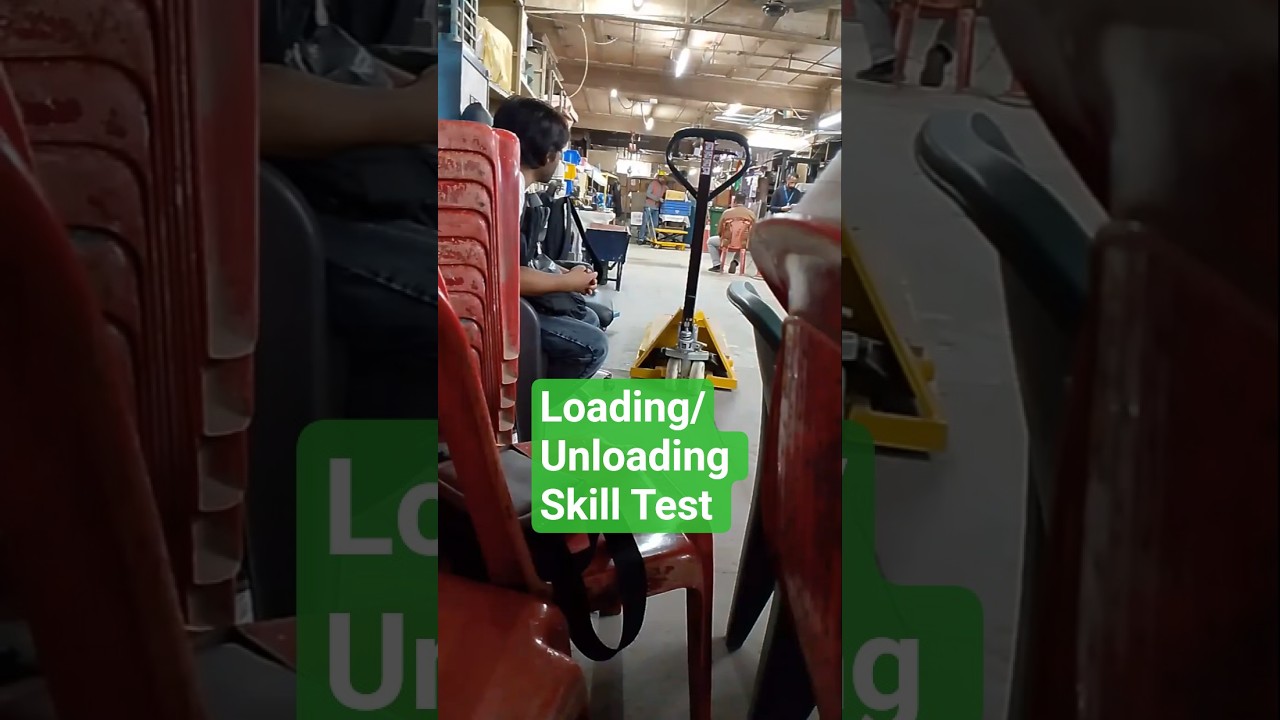 Skill test Saudi Arabia| Loading/Unloading #trending #skilltest #saudiarabia #viral