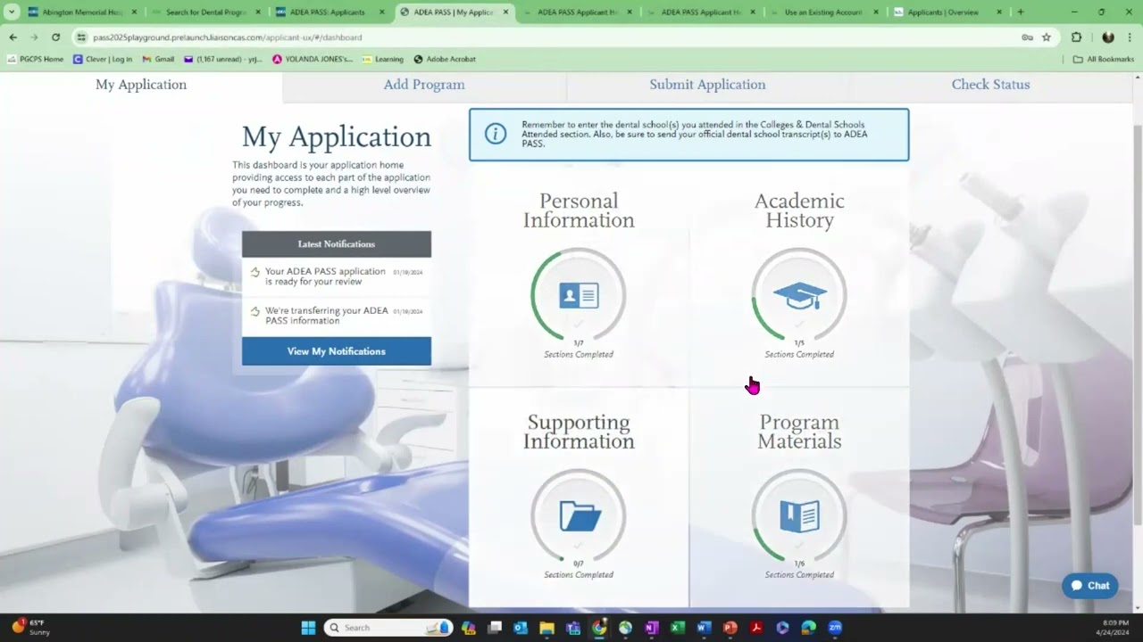 Preparing to Apply for the 2024-25 ADEA PASS