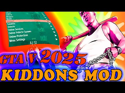 [NEW UPDATE] Newest GTA V KIDDIONS MOD MENU | GodMode & NoClip & Inf Money | Tutorial