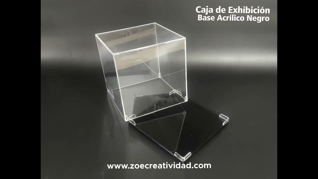 Caja de Exhibición en Acrílico Transparente
