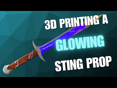 🗡️ Glowing Sting Blade・ STL File for 3D printing・Cults