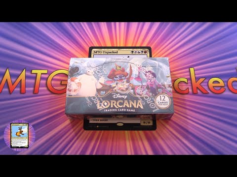 Disney Lorcana Azurite Sea Booster Box Opening!