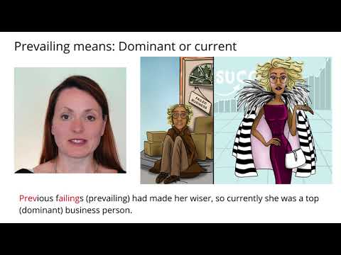 Remember Meaning Of Prevailing Using Pictures and Mnemonics