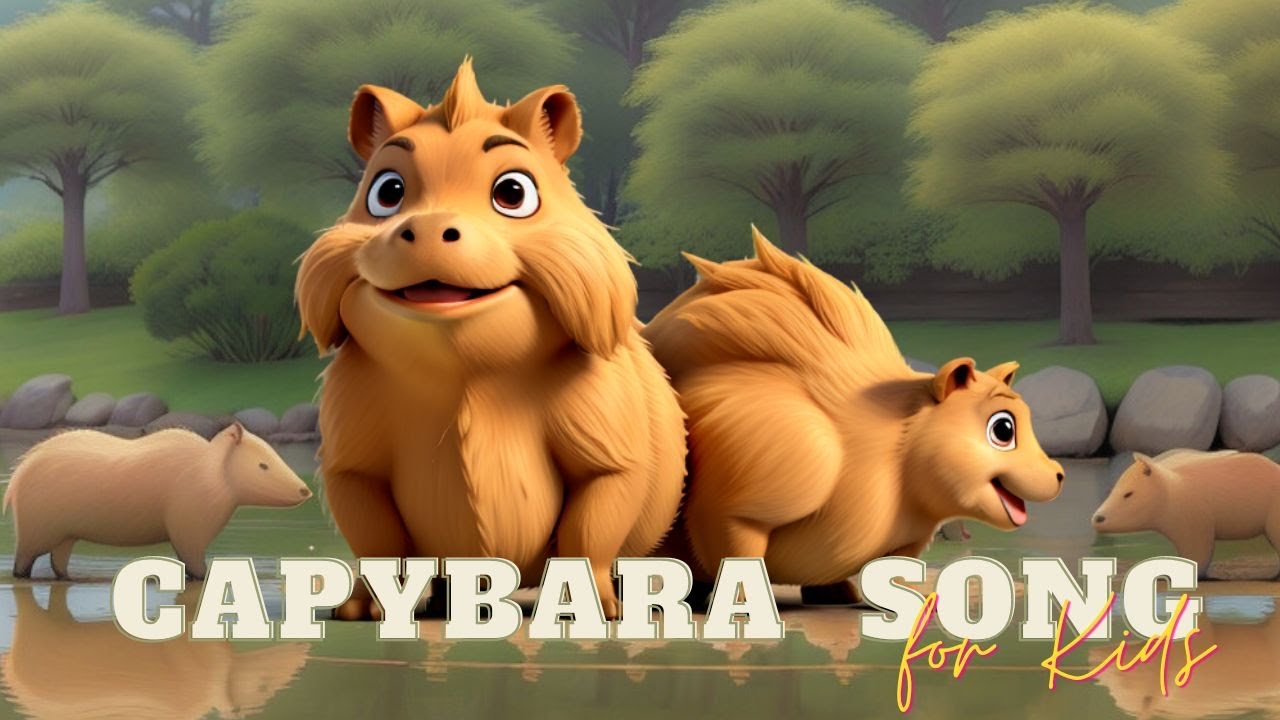 The Capybara Song - Nature's Chillest Anthem | CoComelon Nursery Rhymes & Animal Songs| Kindergarten