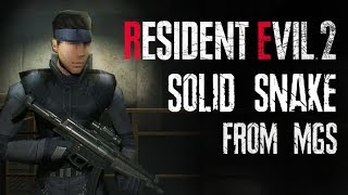 Resident Evil 2 Remake Solid Snake from MGS PSX at Resident Evil 2 ...