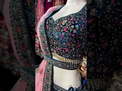 Blue Bridal Lehengas in South Africa. Shop now @ bold & beautiful. Call : +27672183178 | Sale